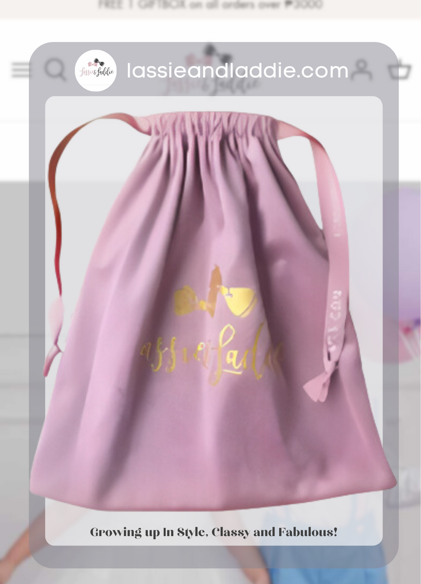 Dust Bag Pink – lassieandladdie