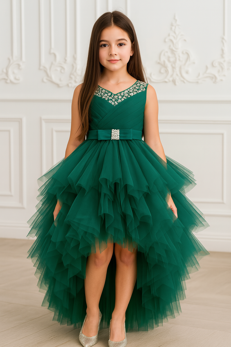 Irish Emerald Green Luxe Party Dress (8122) – LASSIE & LADDIE